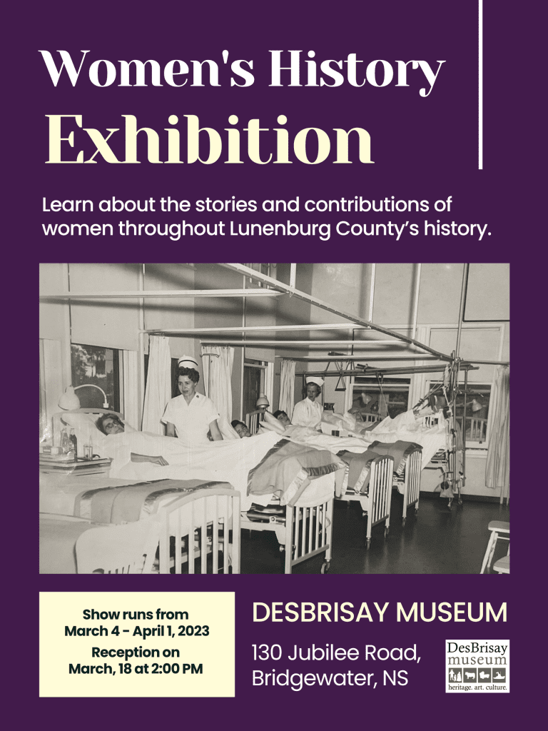 Women’s History Exhibit & Letter Opening Event - DesBrisay Museum